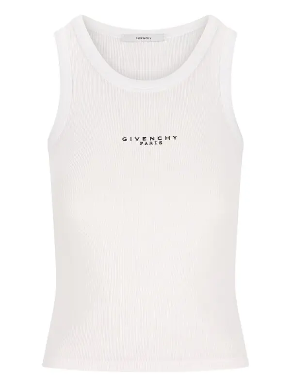 Givenchy Logo Cotton Tank Top - Multicolor