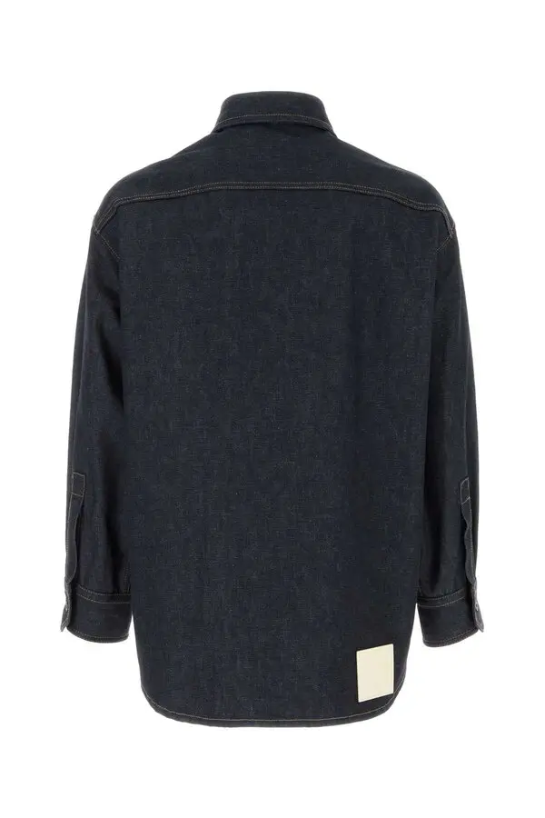 Valentino Garavani Dark Denim Oversize Shirt