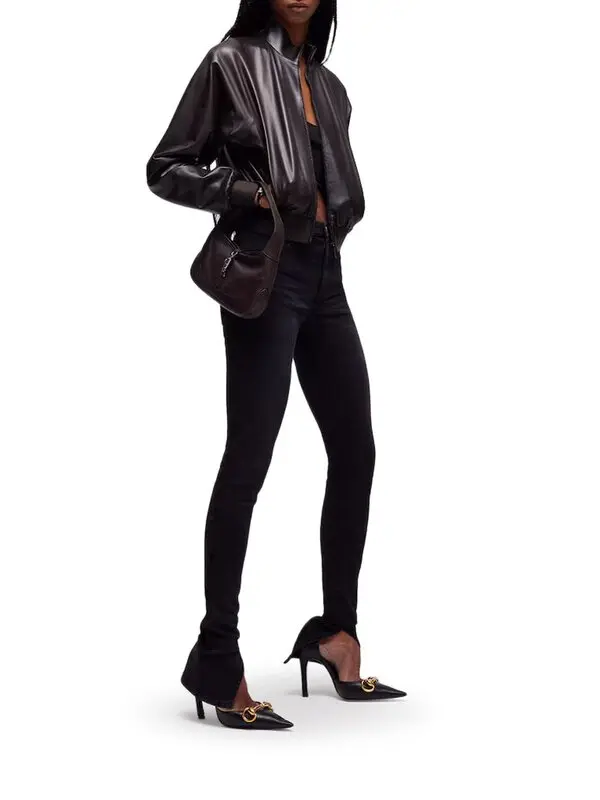 Gucci Bomber Jacket In Soft Nappa