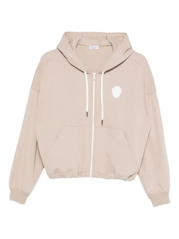 Brunello Cucinelli Cotton Hooded Sweatshirt - Multicolor