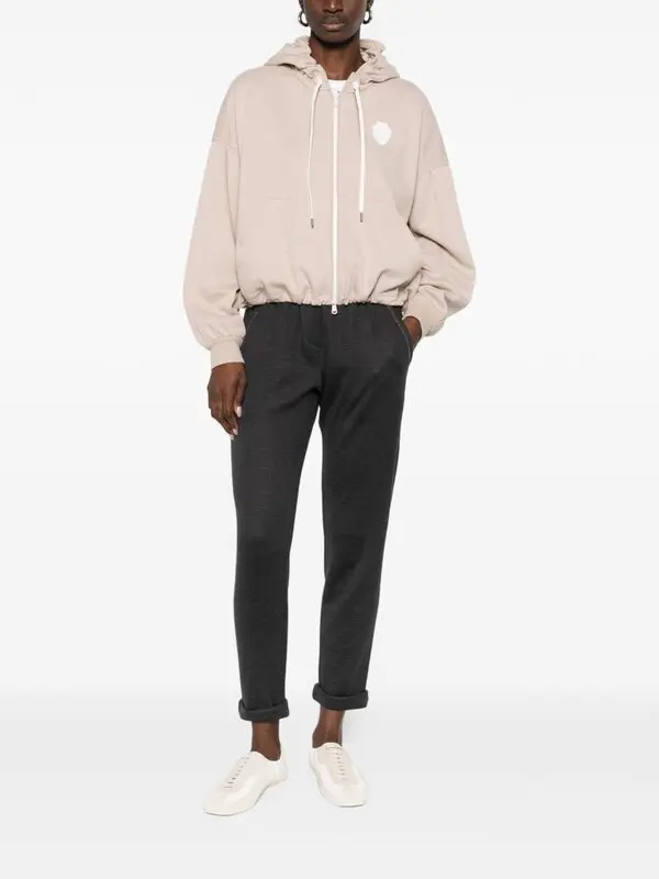 Brunello Cucinelli Cotton Hooded Sweatshirt - Multicolor