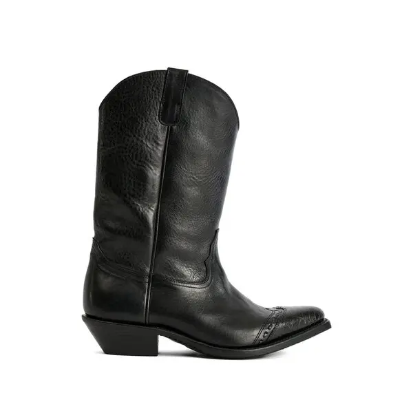 Our Legacy Leather Boots - Black