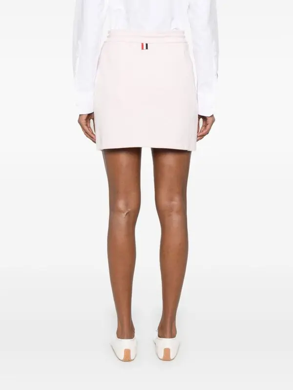 Thom Browne 4bar Cotton Mini Skirt - Multicolor
