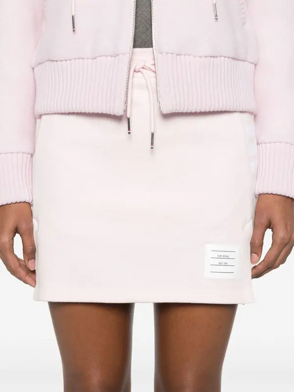 Thom Browne 4bar Cotton Mini Skirt - Multicolor