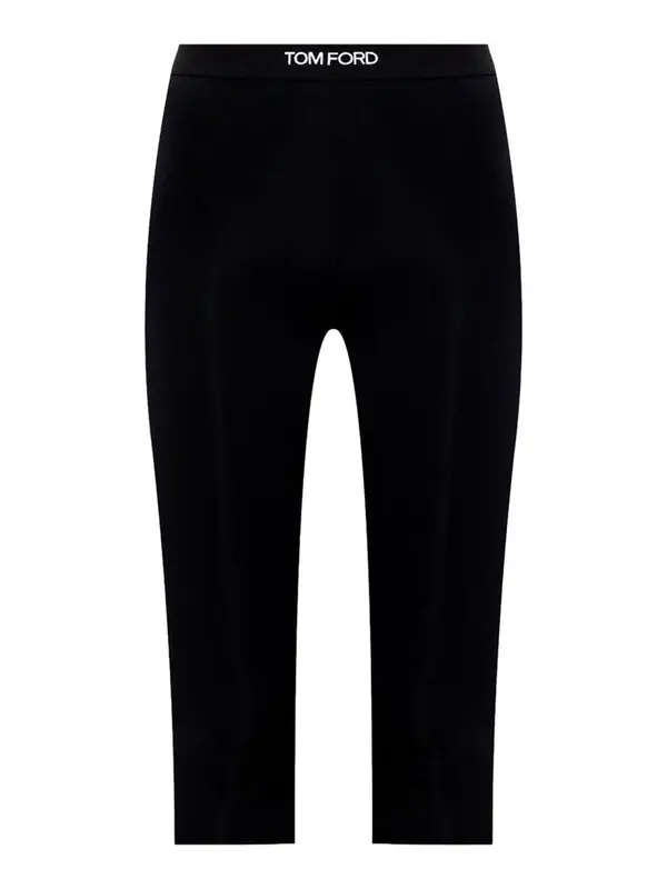 TOM FORD Cropped Leggings With Logo