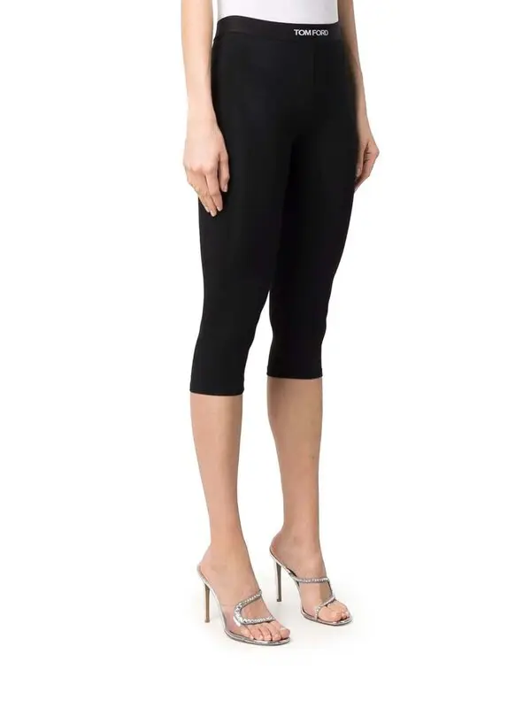 TOM FORD Cropped Leggings With Logo