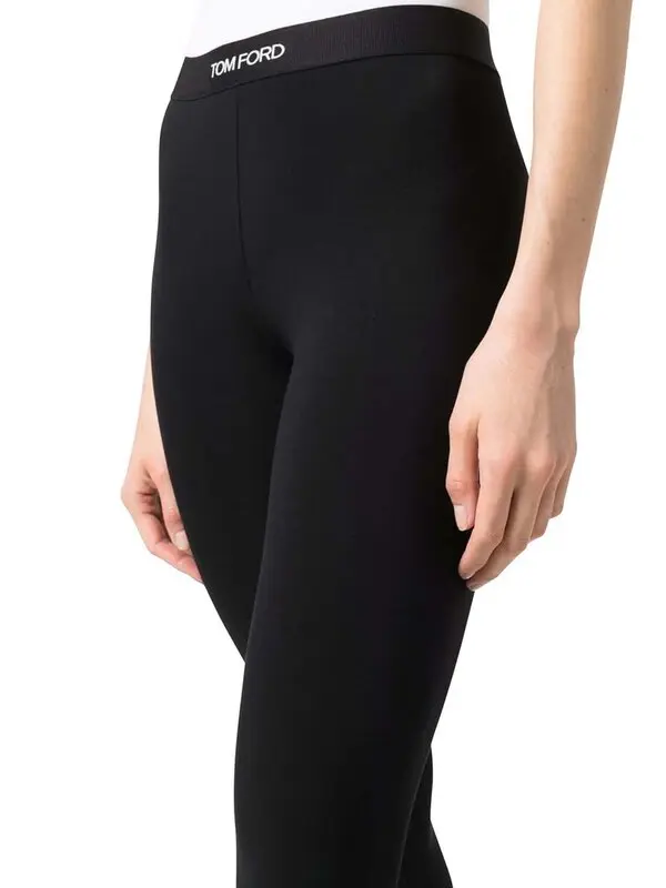 TOM FORD Cropped Leggings With Logo