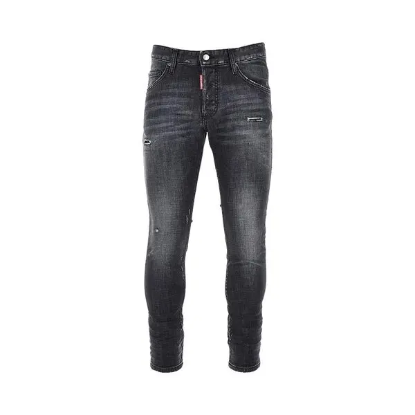 Dsquared2 Stretch Denim Skater Jeans - Black