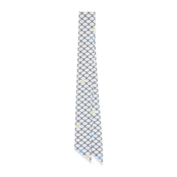 Celine Silk Lavalliere - Blue