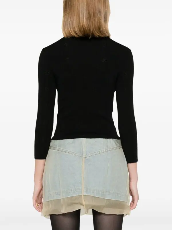 Balenciaga Open-knit Wool Top