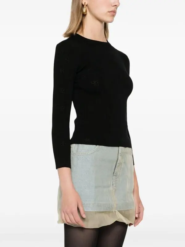 Balenciaga Open-knit Wool Top - Multicolor