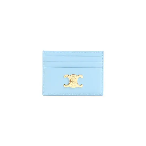 Celine Triomphe Card Holder - Blue