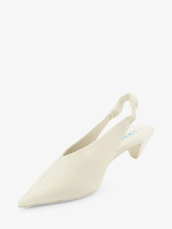Loewe Origami Cubic Leather Slingback