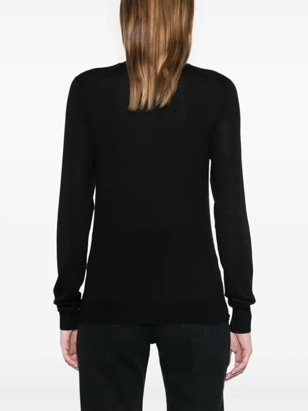 Saint Laurent Cassandre Wool Turtleneck Sweater