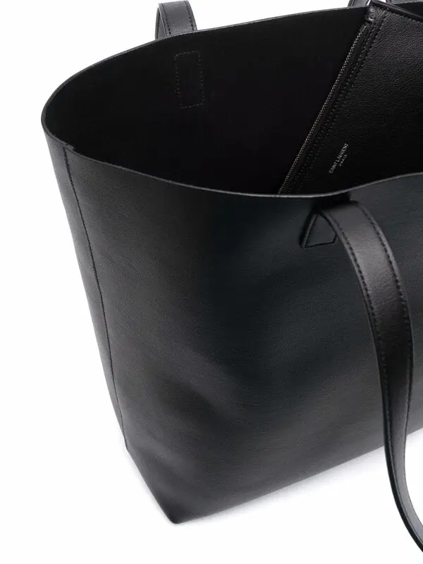 Saint Laurent Bold Leather Tote Bag