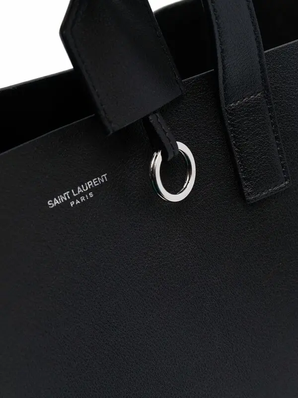 Saint Laurent Bold Leather Tote Bag
