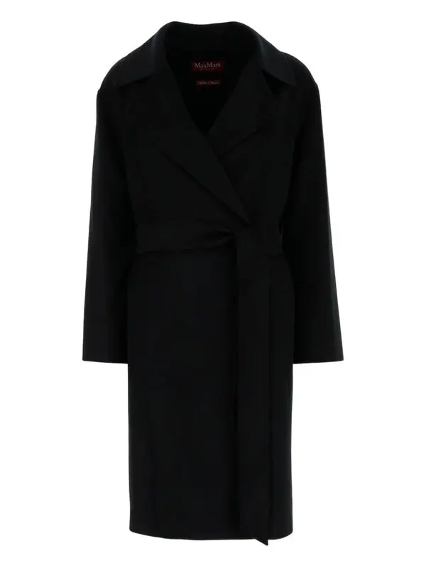 Max Mara Wool Long Coat - Multicolor