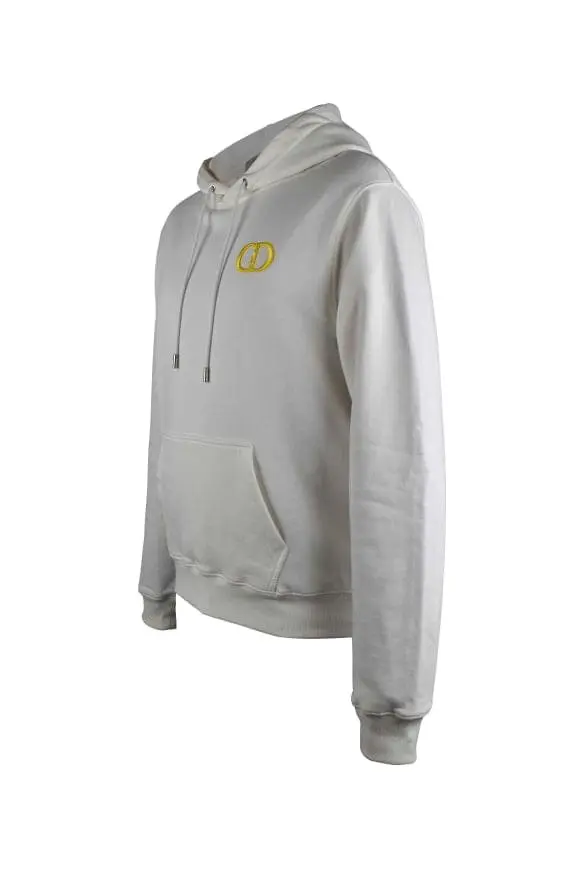 Dior Cotton Hooded Sweatshirt - White