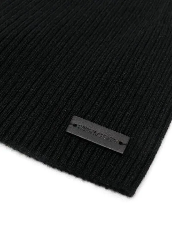 Saint Laurent Berretto Senza Risvolto A Costine