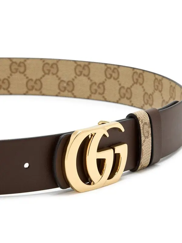 Gucci Reversible Cut Gg Marmont Belt