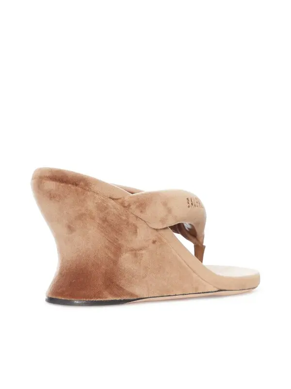 Balenciaga Gaeta Wedge Flip-flops
