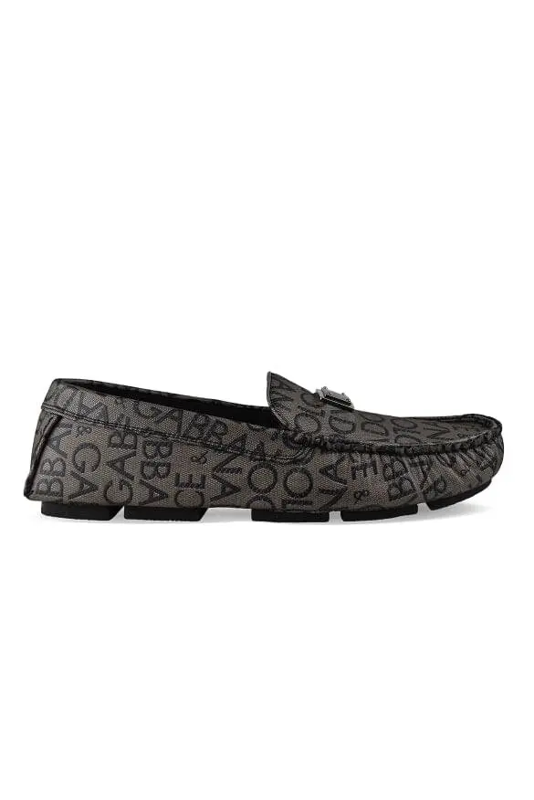 Dolce & Gabbana Monogram Canvas Loafers - Cream