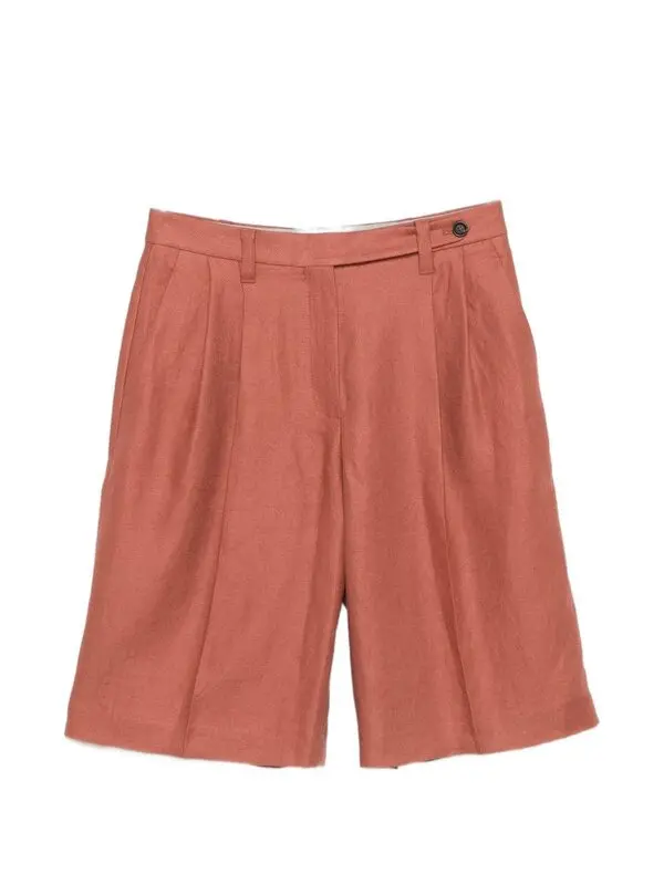 Brunello Cucinelli Linen Shorts - Multicolor