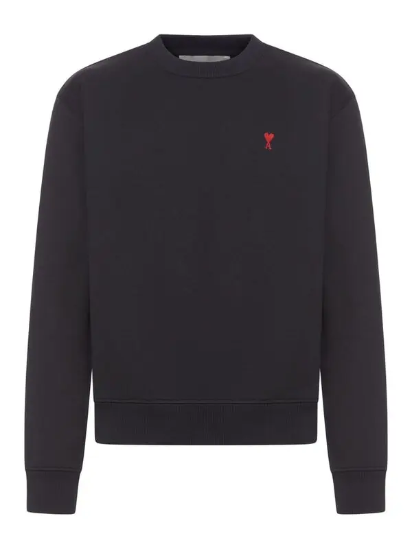 AMI Paris Crew Neck Sweatshirt - Black