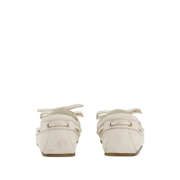 Gucci Leather Loafers - White