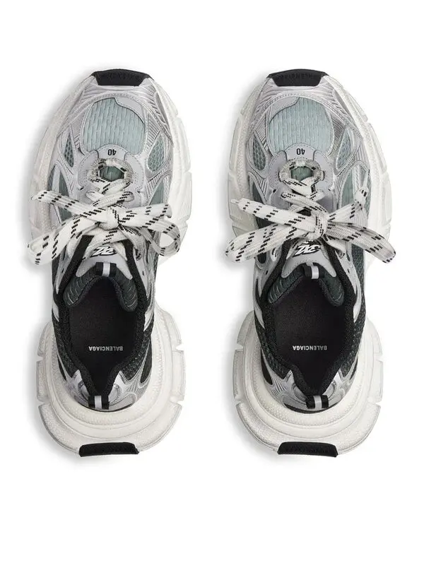 Balenciaga Men`s 3xl Gradient Sneaker In Black/grey/white - Multicolor