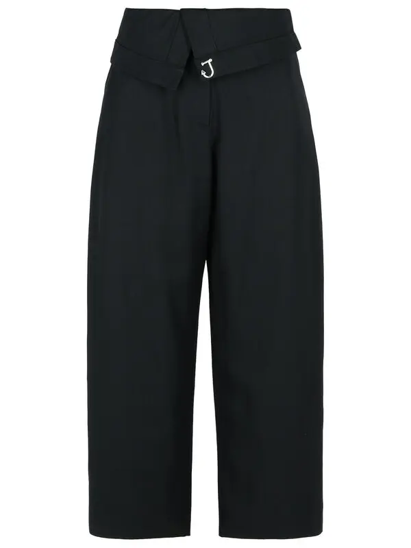 JW Anderson Viscose Trousers - Black