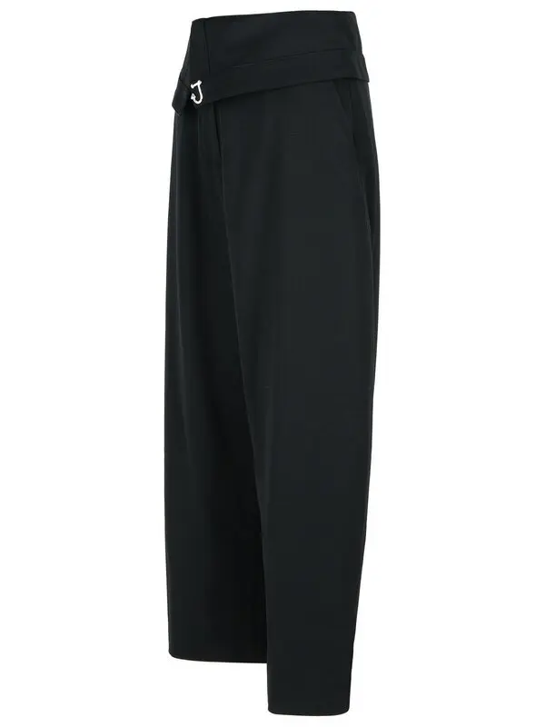 JW Anderson Viscose Trousers - Black
