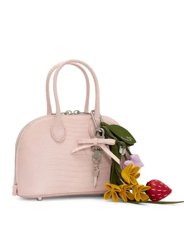 SELF-PORTRAIT Mini Leather Bag With Pendant