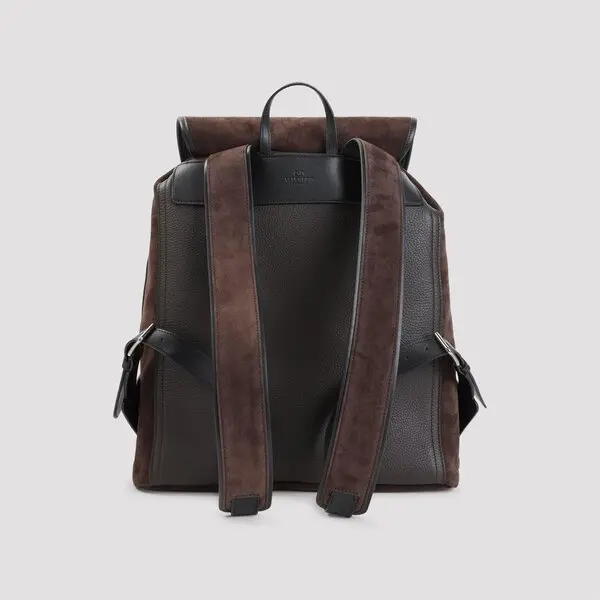 Valentino Garavani Suede Backpack - Brown