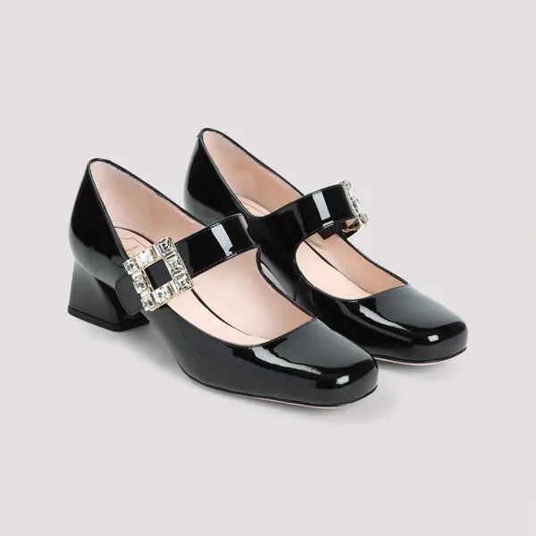 ROGER VIVIER Tres Strass Babies 45 Pumps