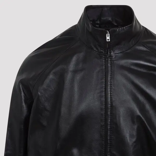 Acne Studios Leather Bomber Jacket