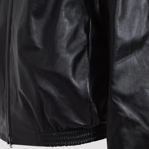 Acne Studios Leather Bomber Jacket