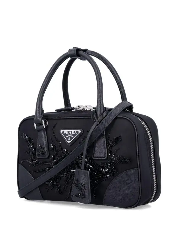 Prada Re-edition 1978 Embellished Two-handle Bag