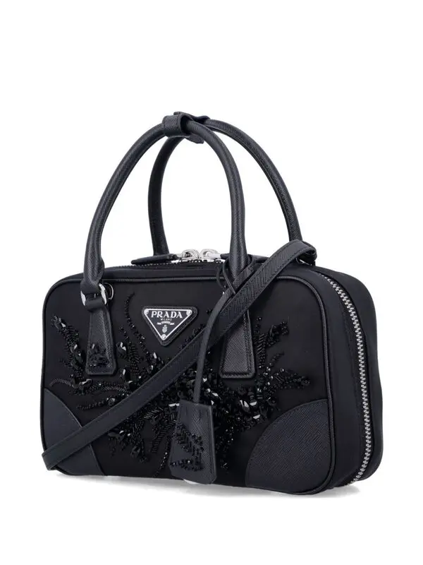 Prada Re-edition 1978 Embellished Two-handle Bag