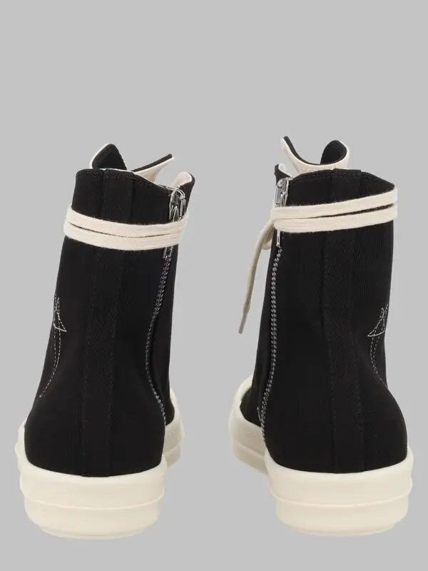 Rick Owens Sneaker In Denim - Black