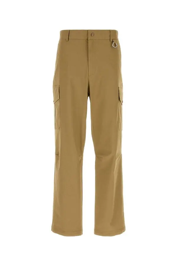 Moncler Beige Stretch Cotton Cargo Pant