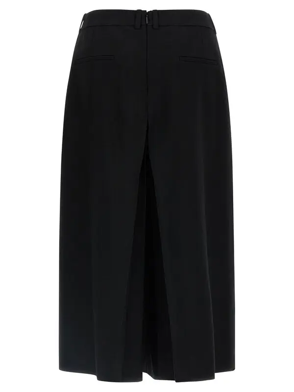 Saint Laurent Wool Midi Skirt