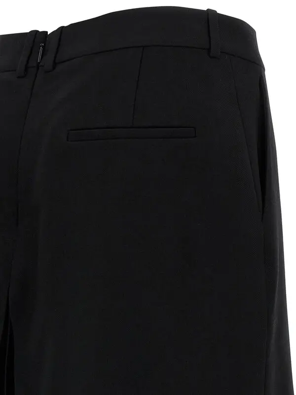 Saint Laurent Wool Midi Skirt