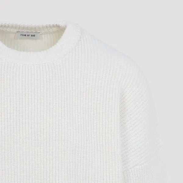 Fear Of God Virgin Wool Blend Crew Neck Sweater - Multicolor