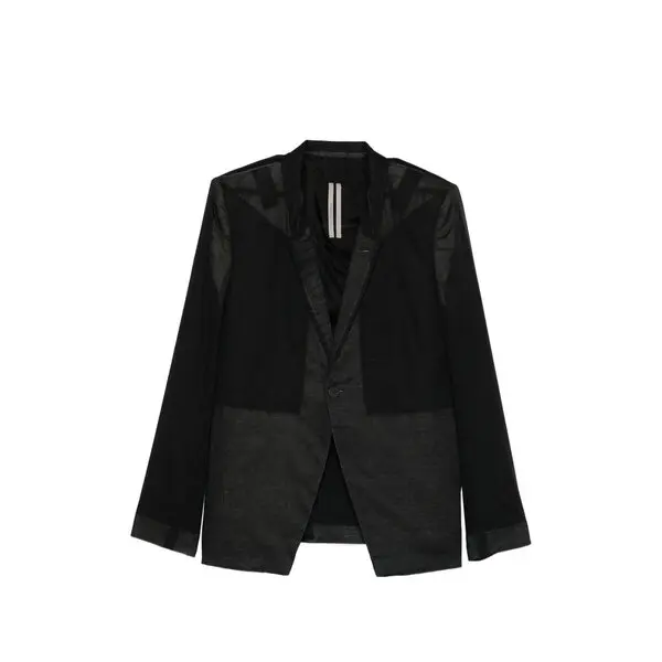 Rick Owens Jackets Blazers - Black