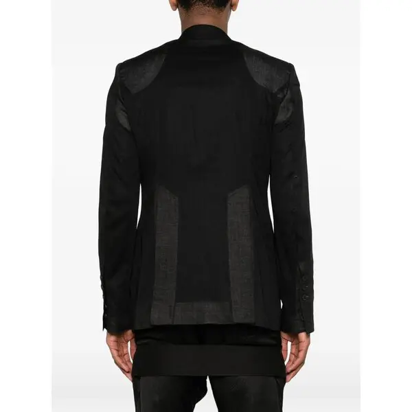 Rick Owens Paneled Cotton Blazer