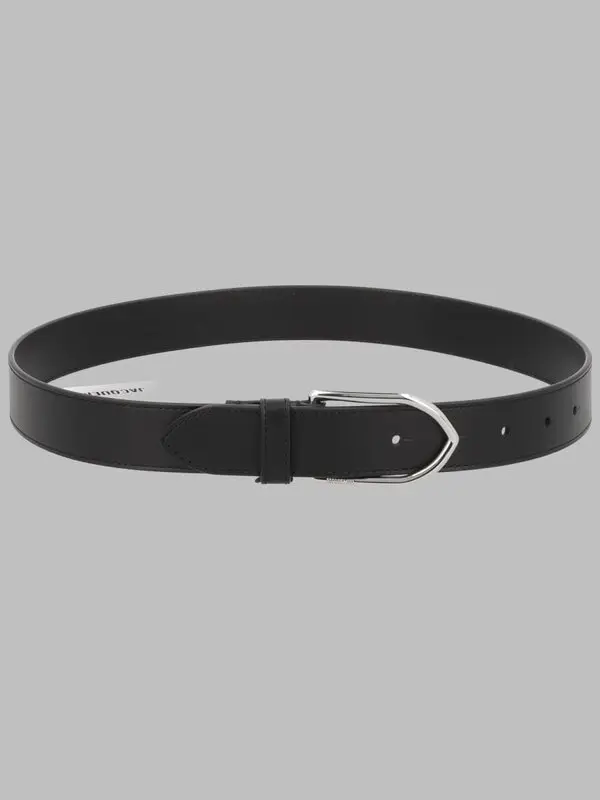 Jacquemus Leather Belt - Black