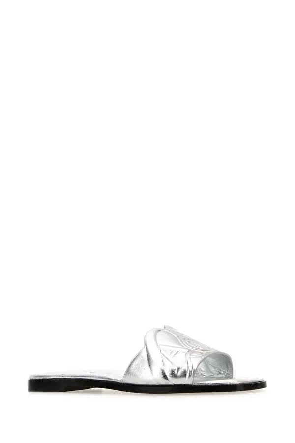 Alexander McQueen Leather Slippers