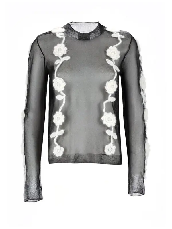 GANNI Tops In Mesh