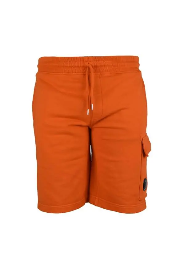 C.P. COMPANY Cotton Cargo Shorts - Orange